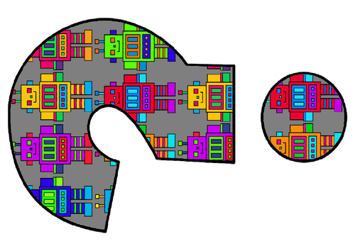 ROBOT THEME LETTERS & NUMBERS -ALPHABET LETTERING EARLY YEARS KS1-2 ...