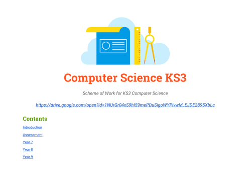 Complete KS3 SoW for Computer Science | Teaching Resources Complete KS3 SoW for Computer Science | Teaching Resources