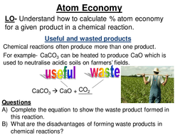 Atom economy | Teaching Resources