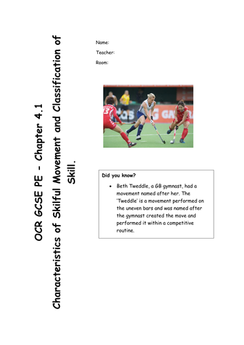 Chapter 4.1 - Skilful Movement/Classification of Skills (OCR GCSE PE ...