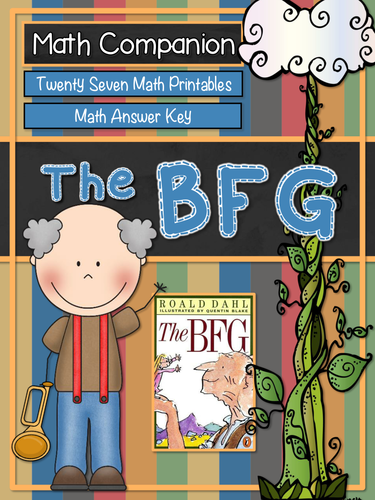 The BFG Math Companion {27 Printables, Answer Key & Common Core ...