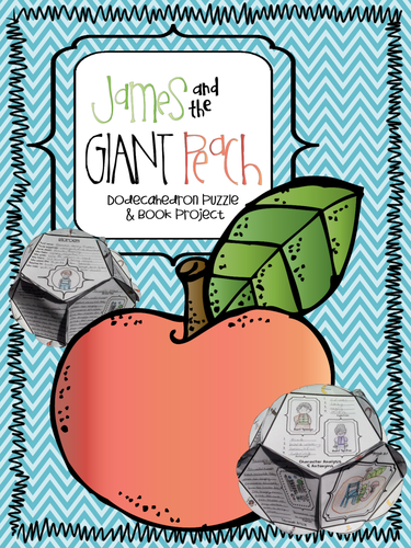 James and the Giant Peach {Dodecahedron Puzzle & Book Project ...