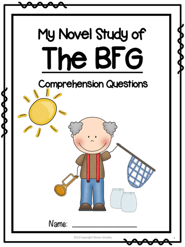 The BFG {Novel Study, Art Project, & Common Core} | Teaching Resources