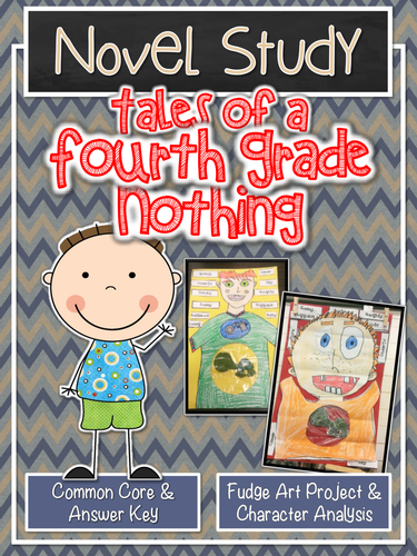 Tales of a Fourth Grade Nothing {Novel Study & Art Project} | Teaching ...