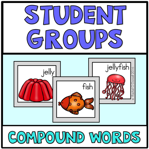 Pick a Partner Cards Compound Words | Teaching Resources