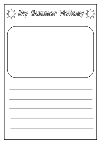 Summer Holiday Writing Pack by Laurenstuart - Teaching Resources - TES