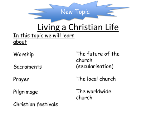 Christian worship | Teaching Resources