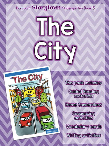 Guided Reading Pack: Storytown Kindergarten Book 5 The City | Teaching ...