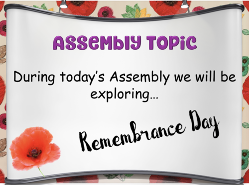 Remembrance Day | Teaching Resources