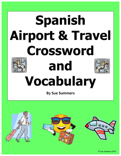 Spanish Airport and Travel Bundle of 6 Items | Teaching Resources
