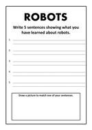 ROBOTS TEACHING RESOURCES - ROLE PLAY DISPLAY KS 1-2 EARLY YEARS TOYS ...