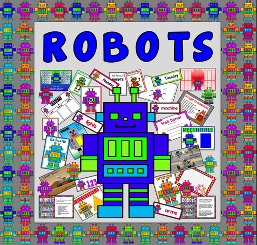 ROBOTS TEACHING RESOURCES - ROLE PLAY DISPLAY KS 1-2 EARLY YEARS TOYS ...