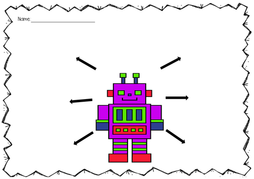 ROBOTS TEACHING RESOURCES - ROLE PLAY DISPLAY KS 1-2 EARLY YEARS TOYS ...