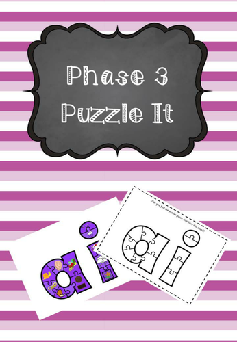 Phonics Phase 3 Puzzle It | Teaching Resources