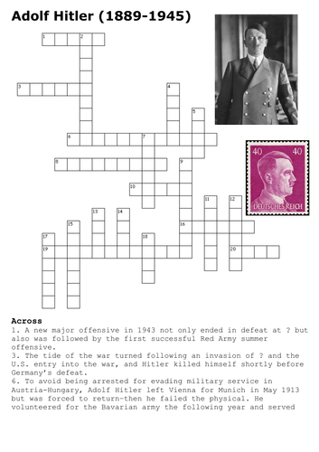 Adolf Hitler Puzzle Pack | Teaching Resources