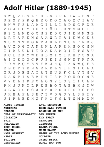 Adolf Hitler Puzzle Pack | Teaching Resources