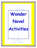 Wonder Novel Activities by pimentm - Teaching Resources - Tes