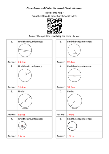 Geometry QR Code Homework Sheets - Bundle 1 | Teaching Resources
