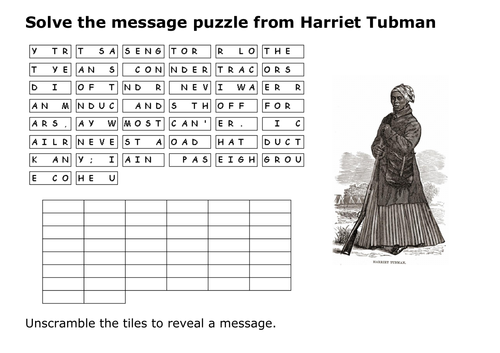 Who was Harriet Tubman Cloze Activity | Teaching Resources