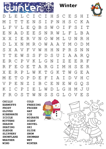 Seasons Word Search Pack by sfy773 - UK Teaching Resources - TES