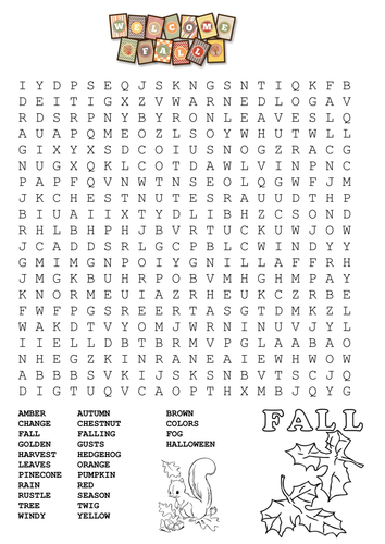 Seasons Word Search Pack | Teaching Resources