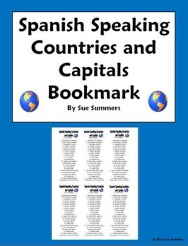 Spanish Speaking Countries Bundle of 5 Items | Teaching Resources