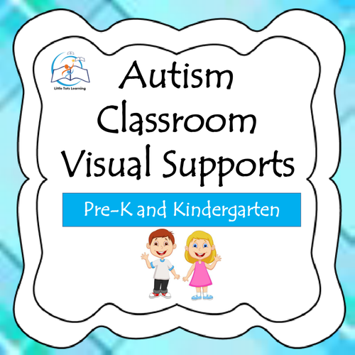 Autism - Pre-K - Kindergarten Classroom Visual Supports (special ed ...