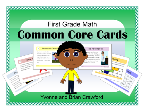Math Task Cards - First Grade Math Common Core - All Math Standards ...