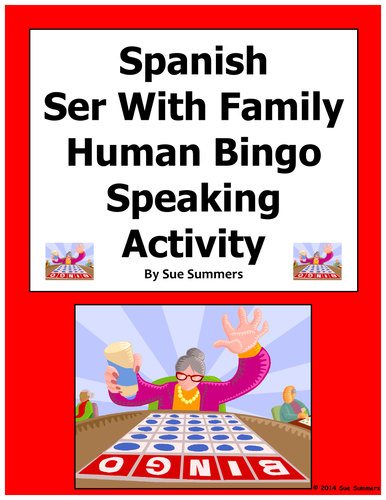 Spanish Human Bingo Game Speaking and Written Follow-Up Bundle of 4 ...