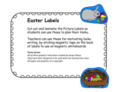 Easter Haiku Story box | Teaching Resources