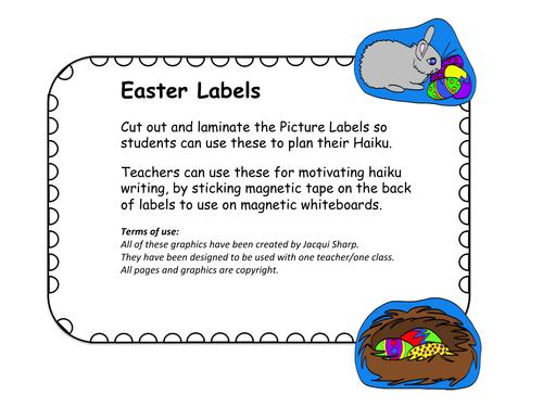 Easter Haiku Story box | Teaching Resources