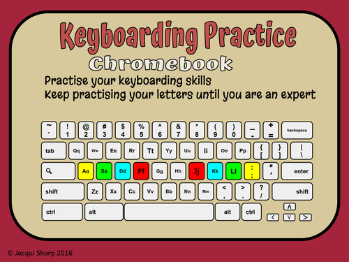 Keyboarding Skills Cards and Activities Learning Centre | Teaching ...