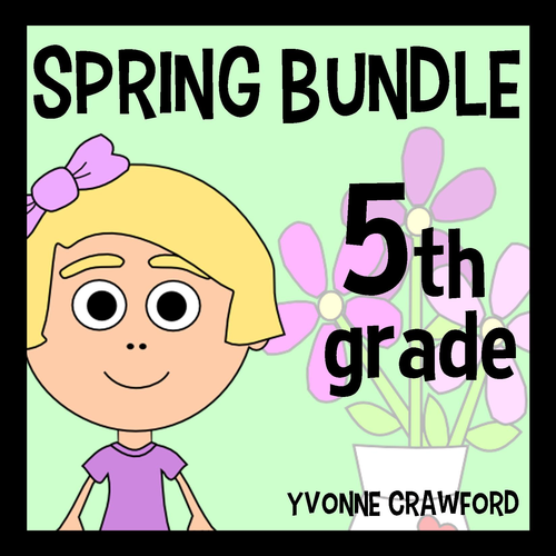 Spring Bundle for Fifth Grade Endless | Teaching Resources