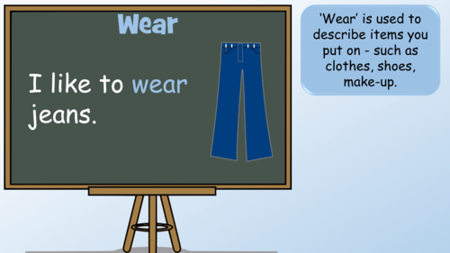 Homophones: Where, Were, We're, Wear | Teaching Resources