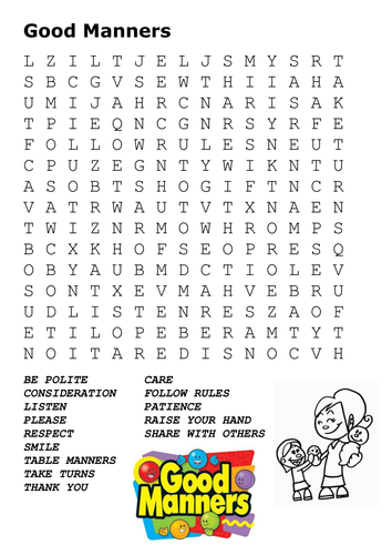 Positive Behaviour Word Search Pack by sfy773 - Teaching Resources - TES