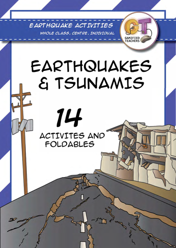Earthquake and Tsunami Activities and Foldables - 14 contract ...