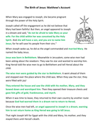 Birth of Jesus Luke and Matthew Comparison Nativity Christmas Story ...