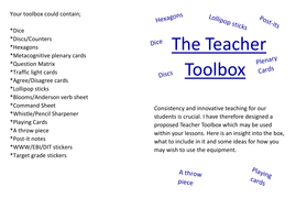 Teacher toolkit | Teaching Resources