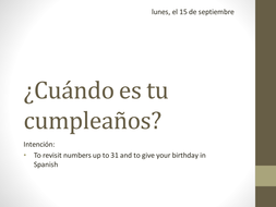 Cuando es tu cumpleanos / birthdays | Teaching Resources