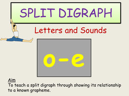 Split Digraphs- 5 Presentations, 5 Lesson Plans, Phonics Work ...