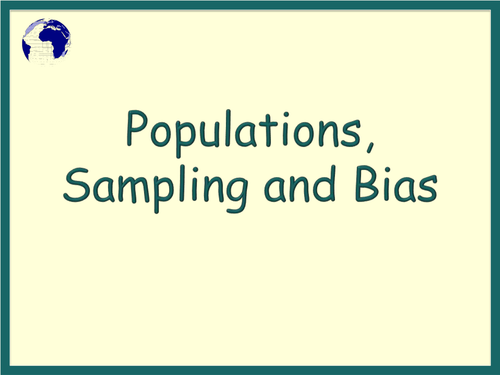 Statistics- Populations, Sampling and Bias Animated PowerPoint GCSE ...