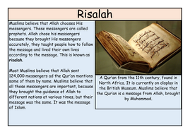 Risalah - Edexcel GCSE Religious Studies B - Area of Study 2 - Islam ...