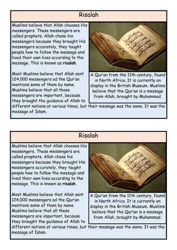 Risalah - Edexcel GCSE Religious Studies B - Area of Study 2 - Islam ...