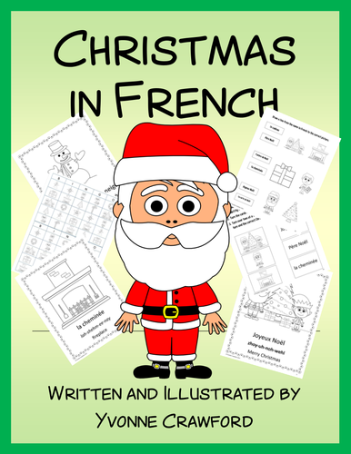 Christmas in French - Vocab. sheets, wks, matching and bingo games ...