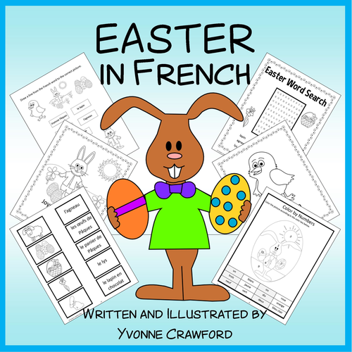 Easter in French - vocabulary sheets, printables, matching game ...