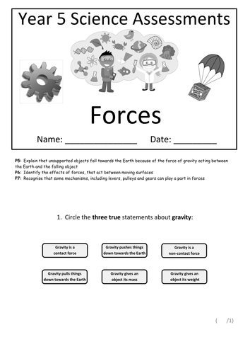 Year 5 Science Assessments and Tracking Without Levels by mrajlong - UK ...