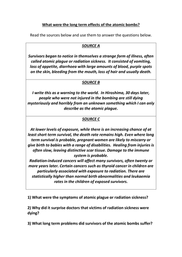 Assorted Resources for the Atomic Bombs dropped on Hiroshima and ...