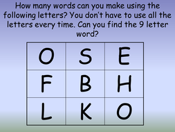 KS2 Spelling Boggle Game | Teaching Resources
