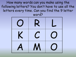 KS2 Spelling Boggle Game | Teaching Resources