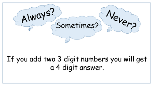 KS2 Always Sometimes Never Maths PowerPoints x60 | Teaching Resources KS2 Always Sometimes Never Maths PowerPoints x60 | Teaching Resources